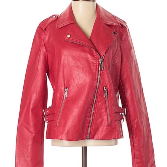 project RUNWAY | Jackets & Coats | Hpred Leather Moto Jacket | Poshmark